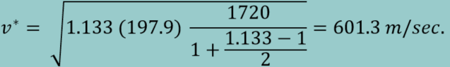 Characteristic Exhaust Velocity, or c-star ,is given by Equation 7: