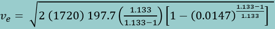 Characteristic Exhaust Velocity, or c-star ,is given by Equation 7: